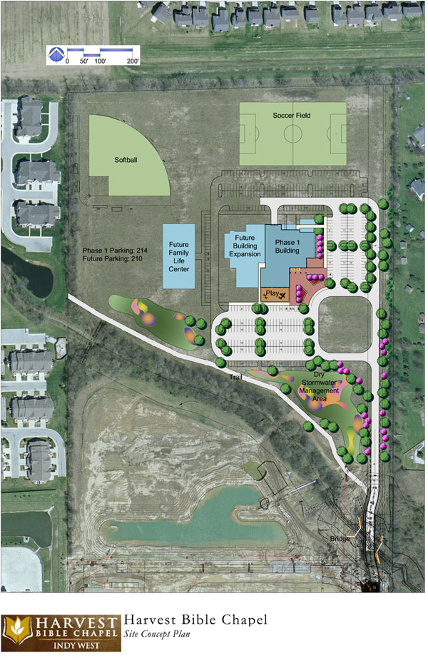Civil Engineer Site Development Plan Renderings Indianapolis